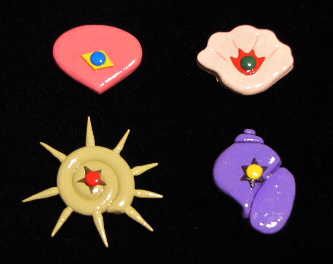 Pokemon Orange League Badges Set