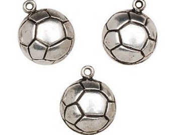 Soccer charm | Etsy