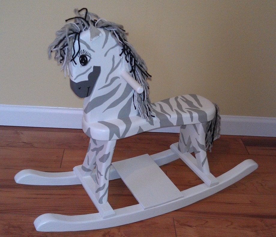 Zebra Rocking Horse - RockingHorseFun.comRockingHorseFun.com
