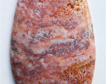 Red Ocean Wave Jasper Pendant Stone by StoneCollector on Etsy