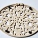 Cast Iron Trivet in Butter Cream Scroll Leaf by cherryREVOLVER