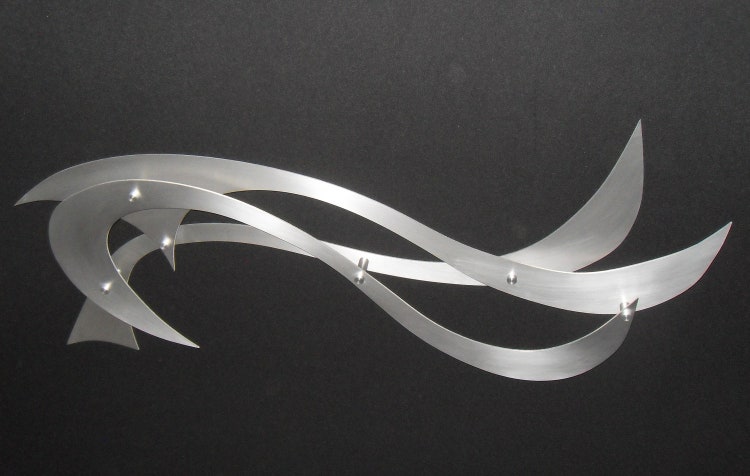 METAL WALL ART Minimalist Decor Abstract by ColdEdgeGallery