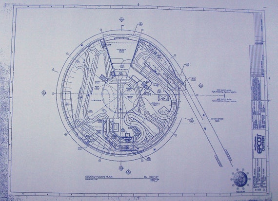 Walt Disney World EPCOT Test Track Second Floor by BlueprintPlace