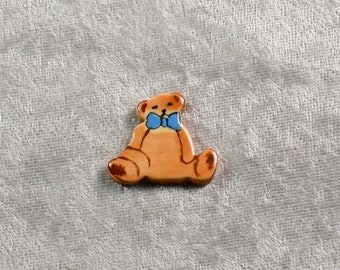 Teddy bear pin | Etsy