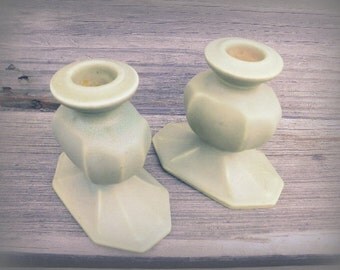 Popular items for pottery candlesticks on Etsy