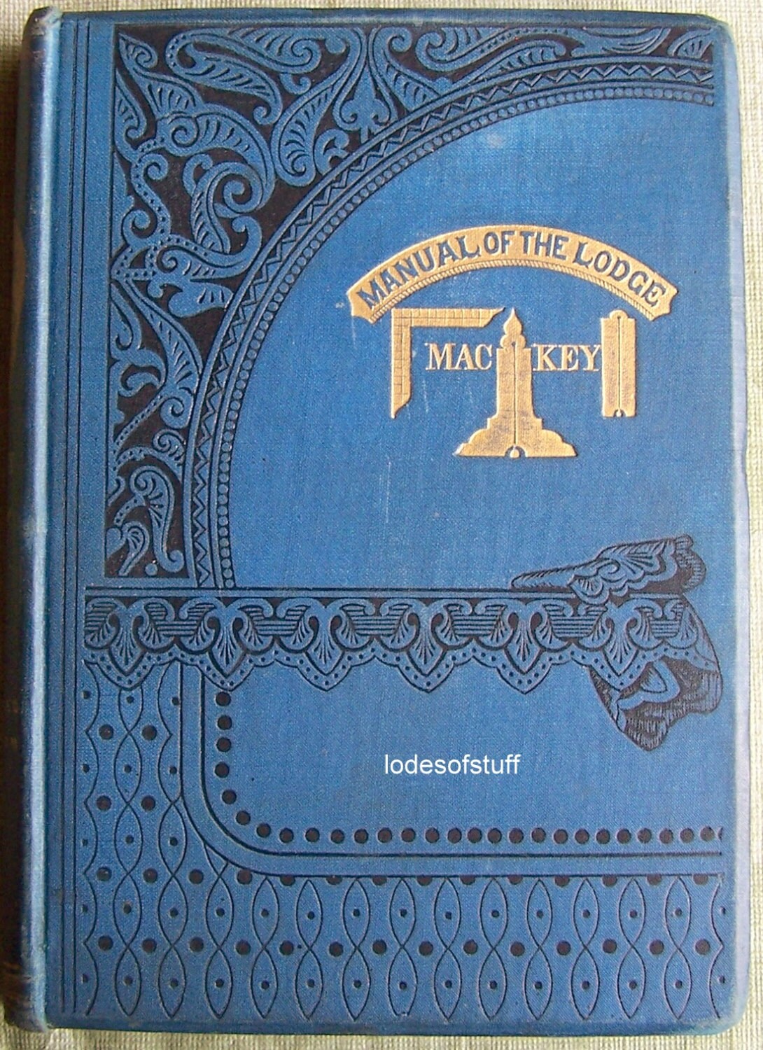 Antique Masonic 1870 Manual of the Lodge Mason Book by Albert