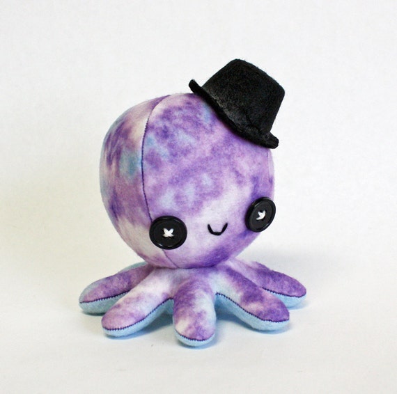 Items similar to Purple and blue octopus plushie - 4" on Etsy