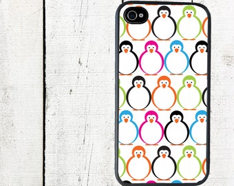 Penguin phone case | Etsy