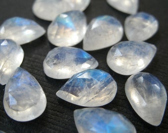 Rose cut moonstone | Etsy