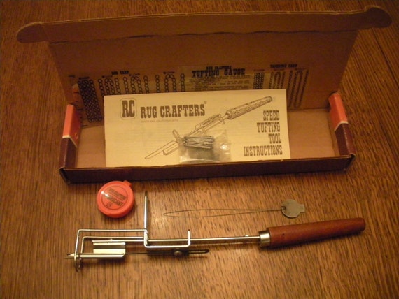 Vintage Rug Crafters Speed Tufting Tool by WhereTheRoosterCrows