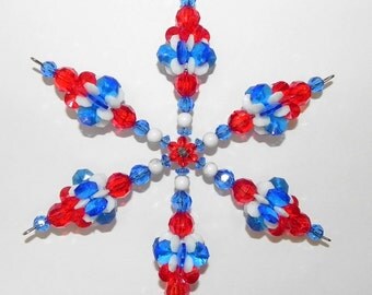 Starflake beads | Etsy