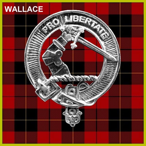 Wallace Clan Crest Scottish Cap Badge CB02