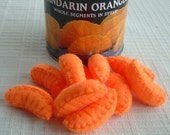 Items similar to Felt Fruit - Mandarin Satsuma Slices - Made To Order ...