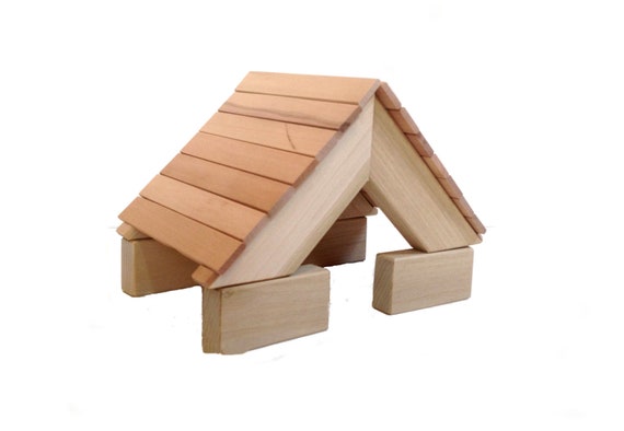 Items similar to 18 Piece Roof Set - Add on to any of my Toy Building ...