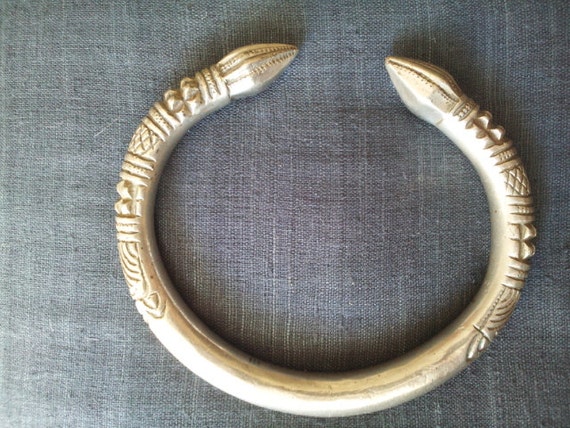 Old South Indian Silambu Anklet Bangle by BoldNomad on Etsy