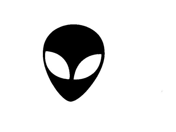 Items similar to UFO Alien no.1 Paper Cut Outs Scrapbooking ...