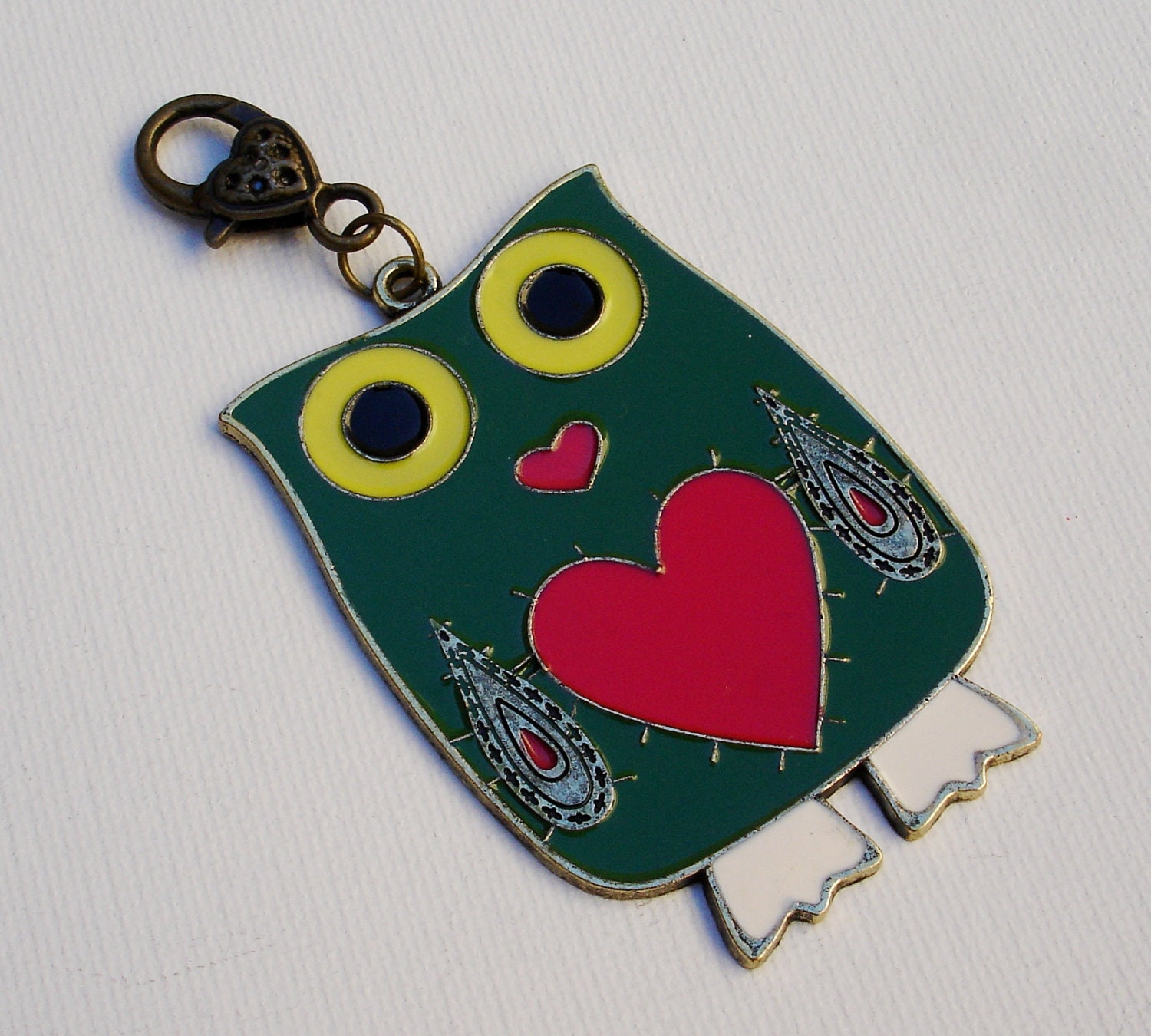 Large Owl Key Chain by owlsomegifts on Etsy