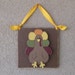 HANGING TURKEY with ribbon for Thanksgiving Day wall door