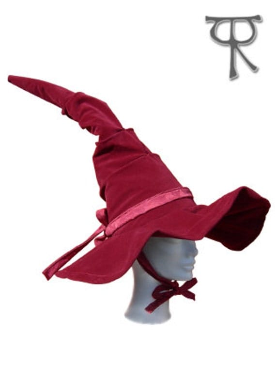 Witch and Sorcerer Hat modelable cone adult size custome