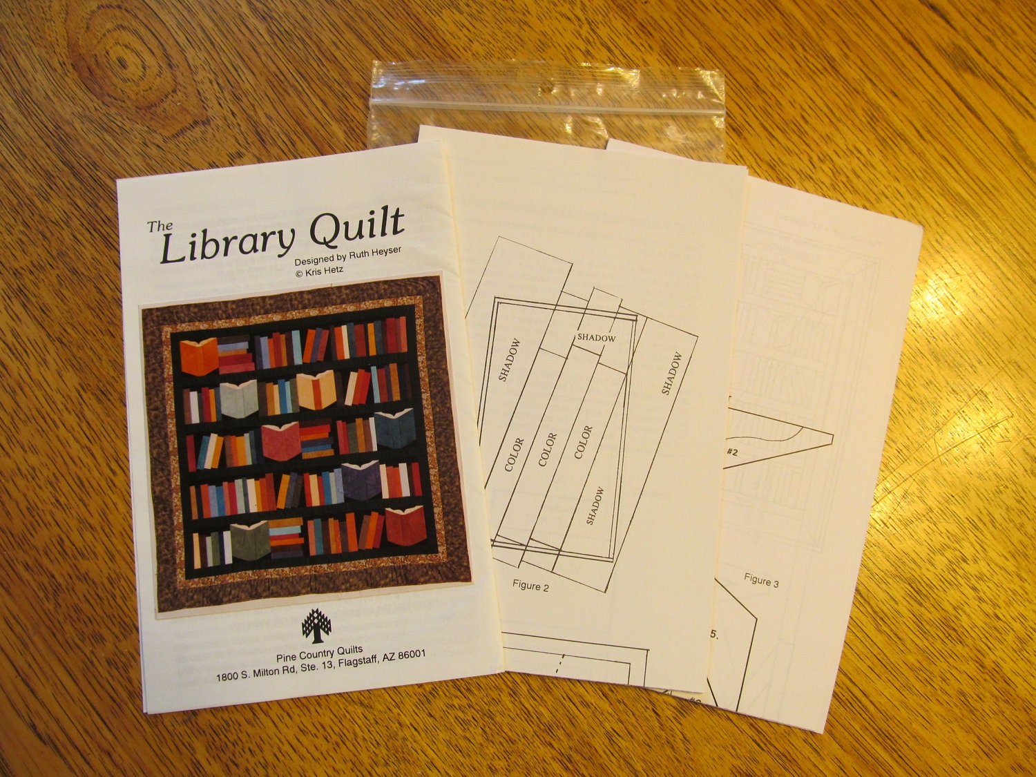 LIBRARY Quilt for Book Lovers Unique Patchwork Project by