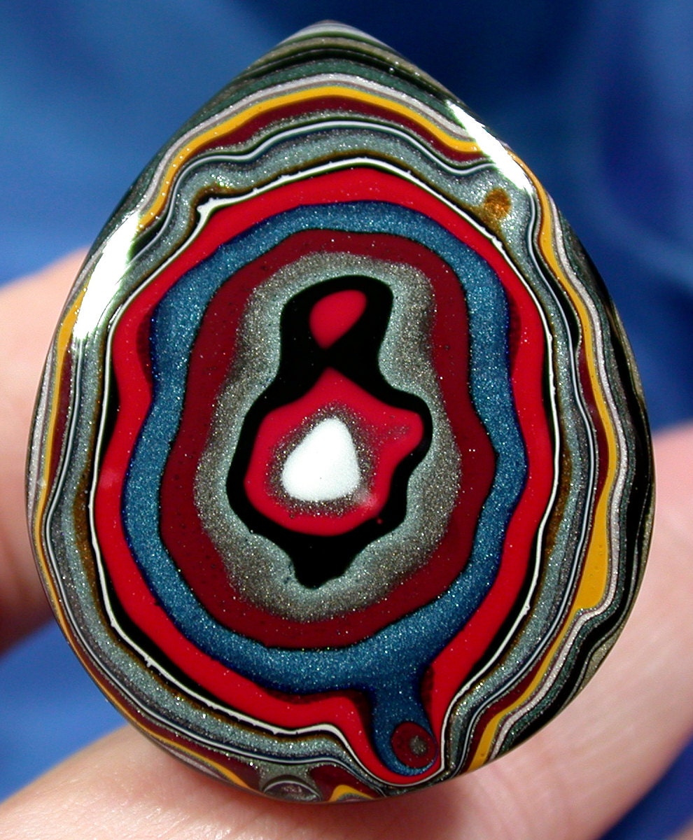 Solid Detroit Agate / Fordite Cabochon suzybones