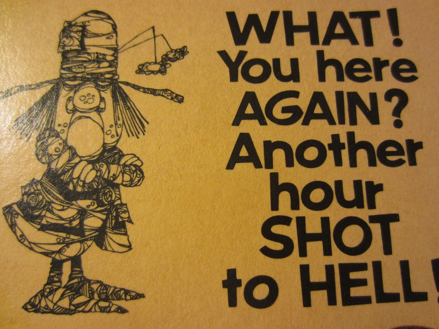 Vintage Paula's Wooden Mottos What You Again Another hour