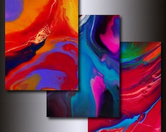 Popular items for multi colored art on Etsy