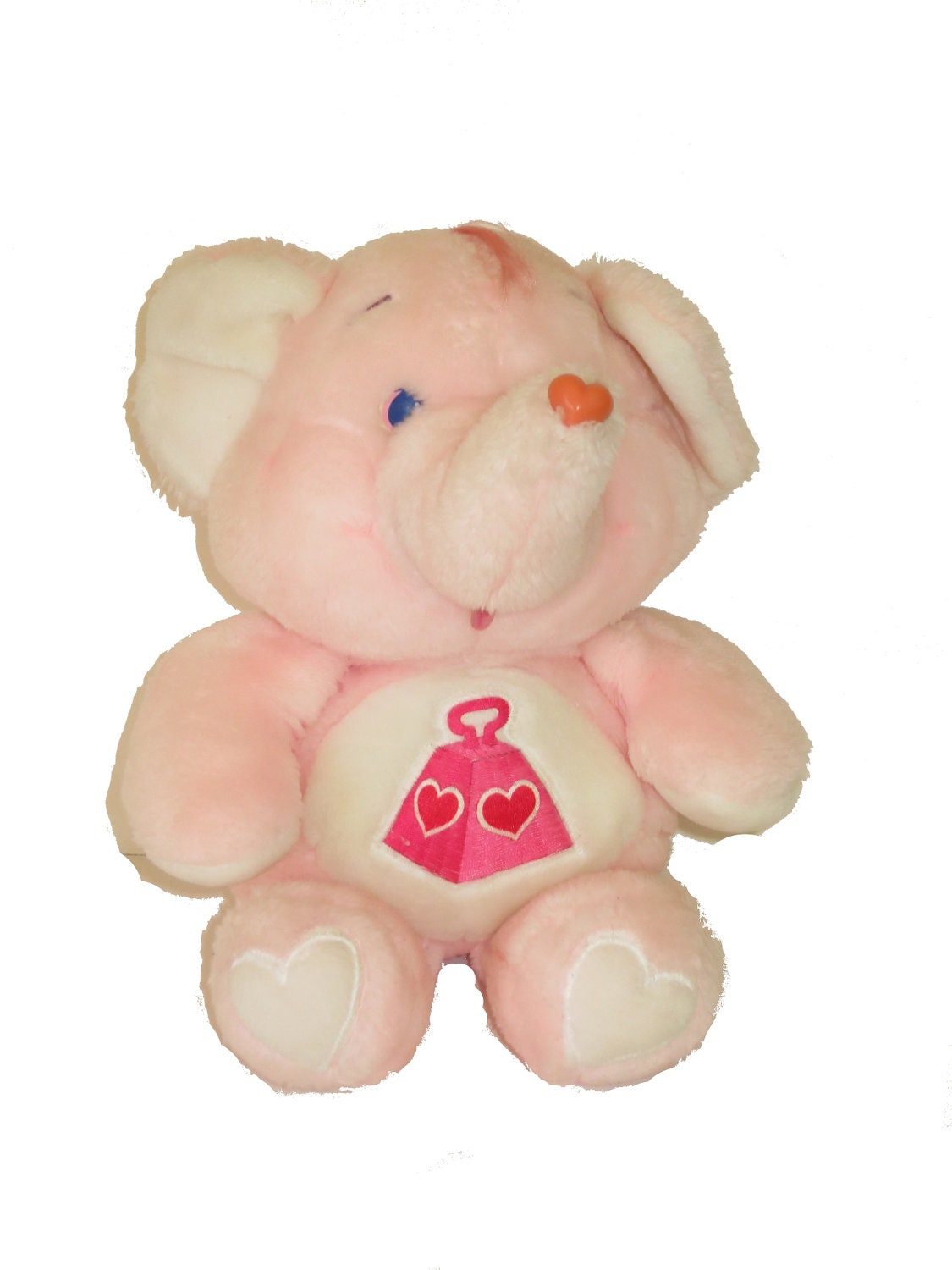 1980s Lotsa Heart Care Bear Cousin Elephant in Good by VintageTab