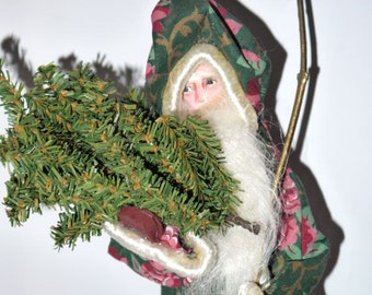 Santa tree topper | Etsy