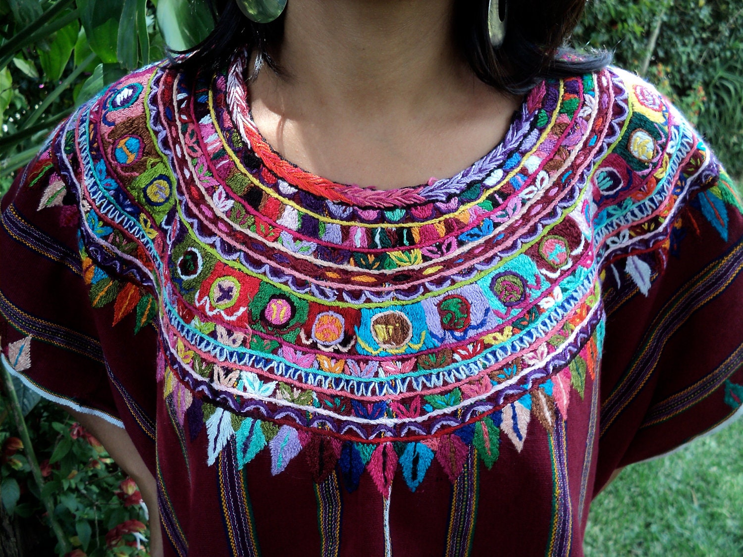 Vintage Mayan HUIPIL: Patzún w/Calendar GUATEMALAN Backstrap