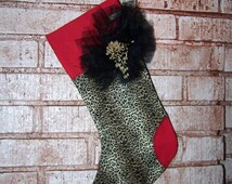 Popular items for leopard christmas on Etsy