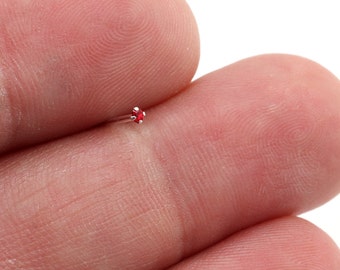 Sterling Silver nose ring Turtle design silver by Silversmith925