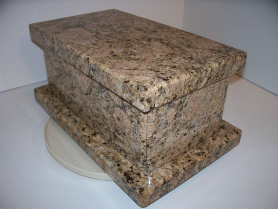 Stone Handmade Wedding Box Keepsake Box Cremation Urn Baby