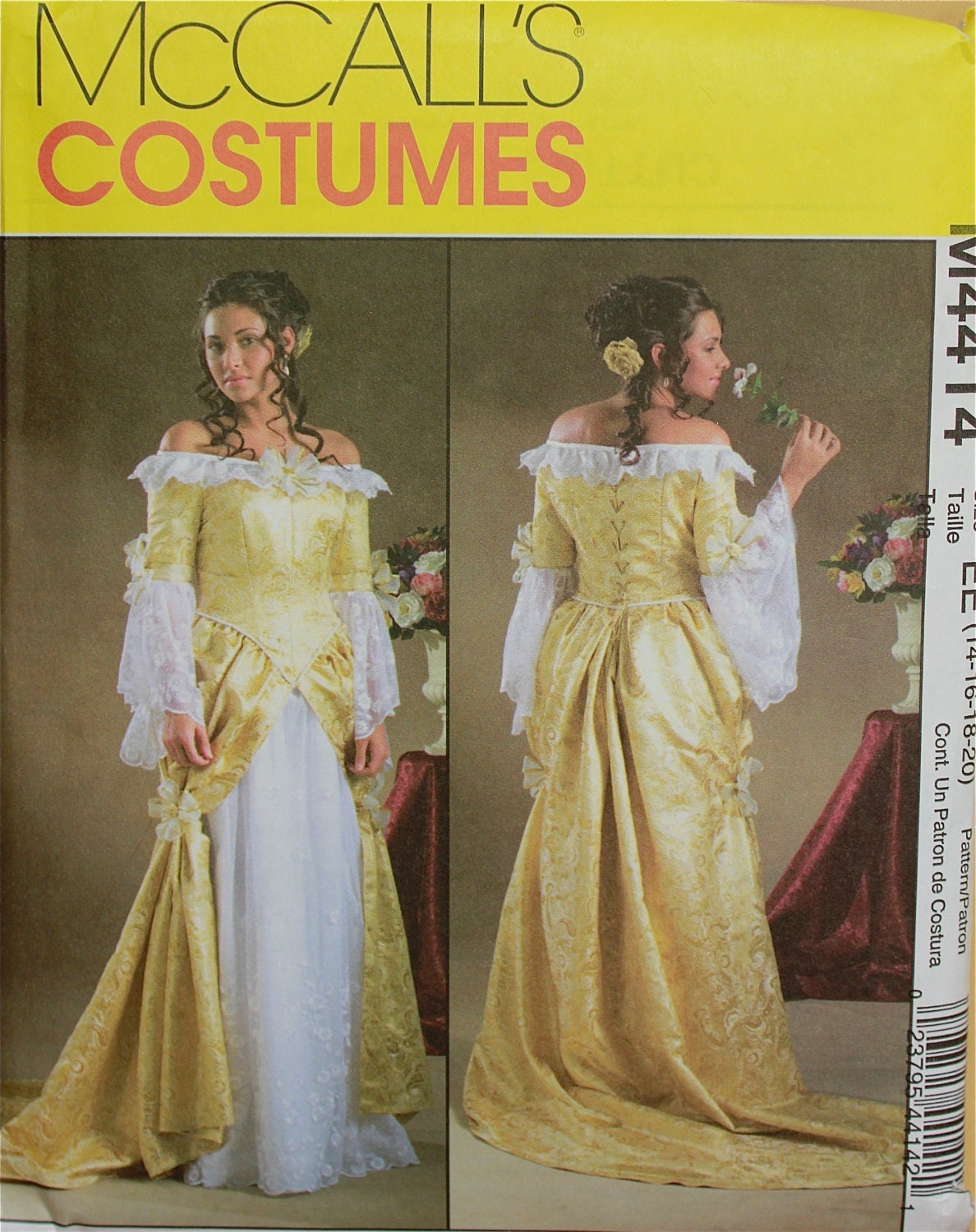 Renaissance Dress McCall's Costume Pattern 4414 Uncut