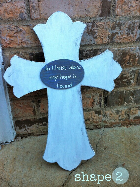 Items similar to Monogrammed wooden crosses on Etsy