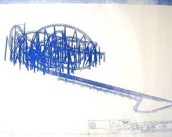 Walt Disney World EPCOT Site Plan Blueprint by BlueprintPlace