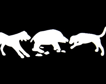 Hunting dog sticker | Etsy