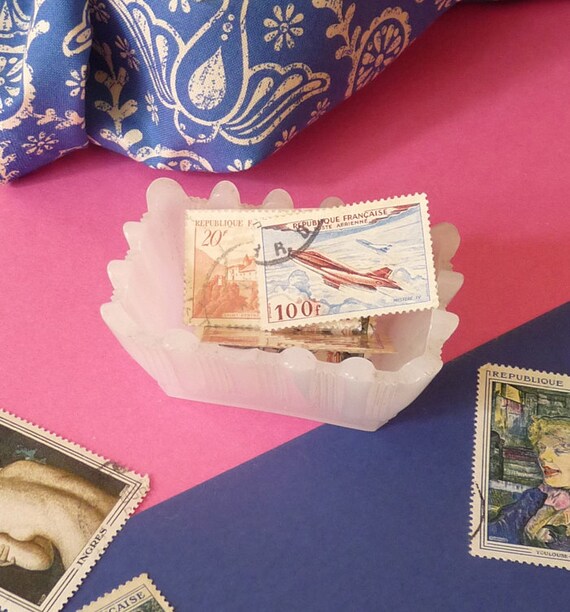 Items similar to French antique - Desk decor - Desk accessory - Stamp ...