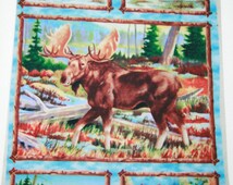 Unique wildlife quilt panel related items | Etsy