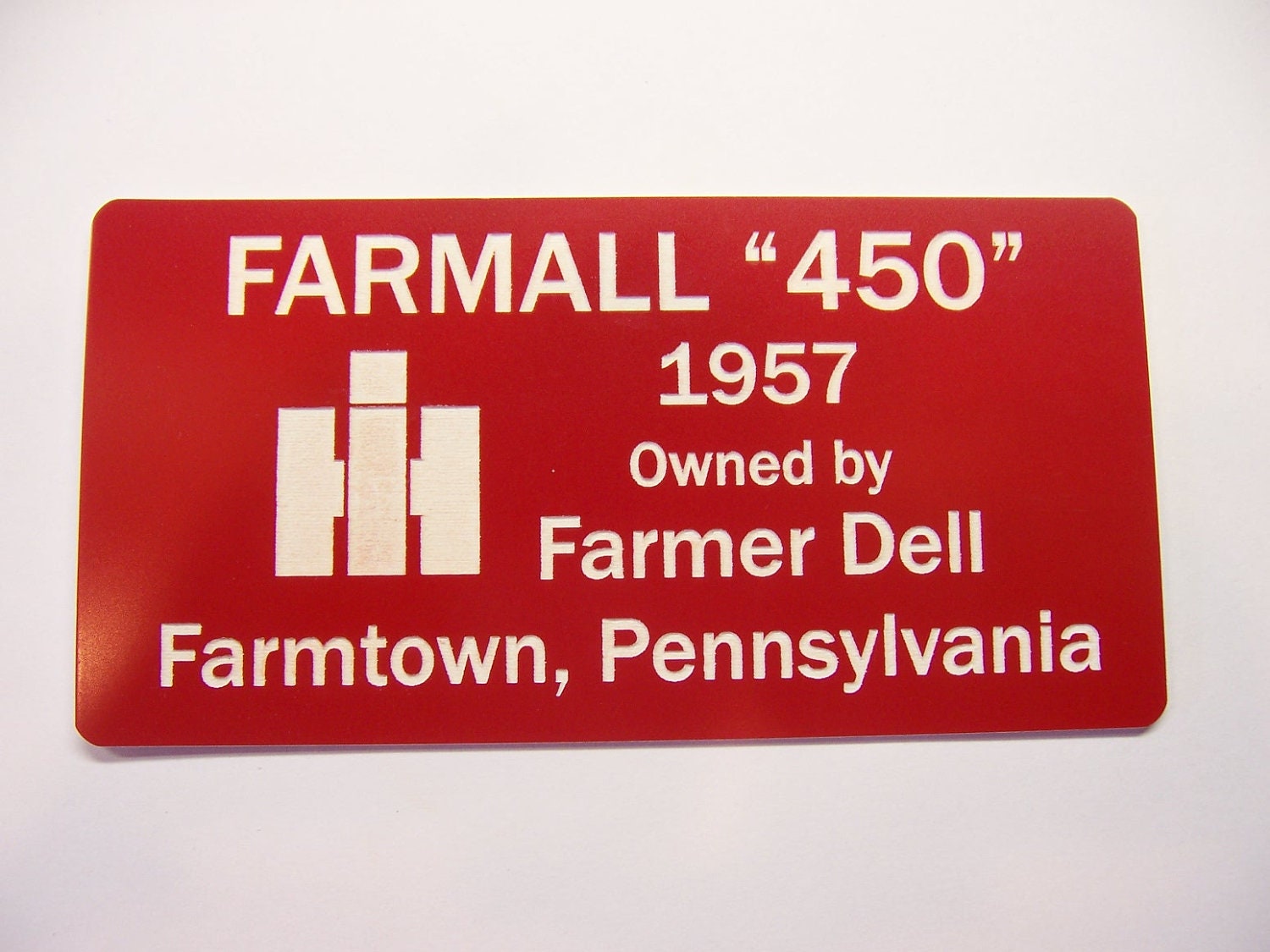 Personalized Magnetic Signs for Antique Tractors
