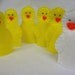 5 little ducks plus mother duck finger puppets