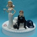 Wedding Cake Topper Miller Lite Beer Drinking Mug Cans by WedSet