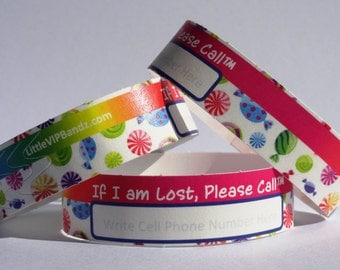 Kids id bracelet | Etsy