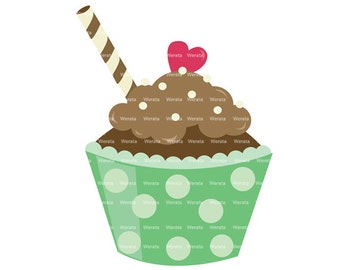Items similar to Cupcake Clipart / Digital Cupcakes / INSTANT DOWNLOAD ...
