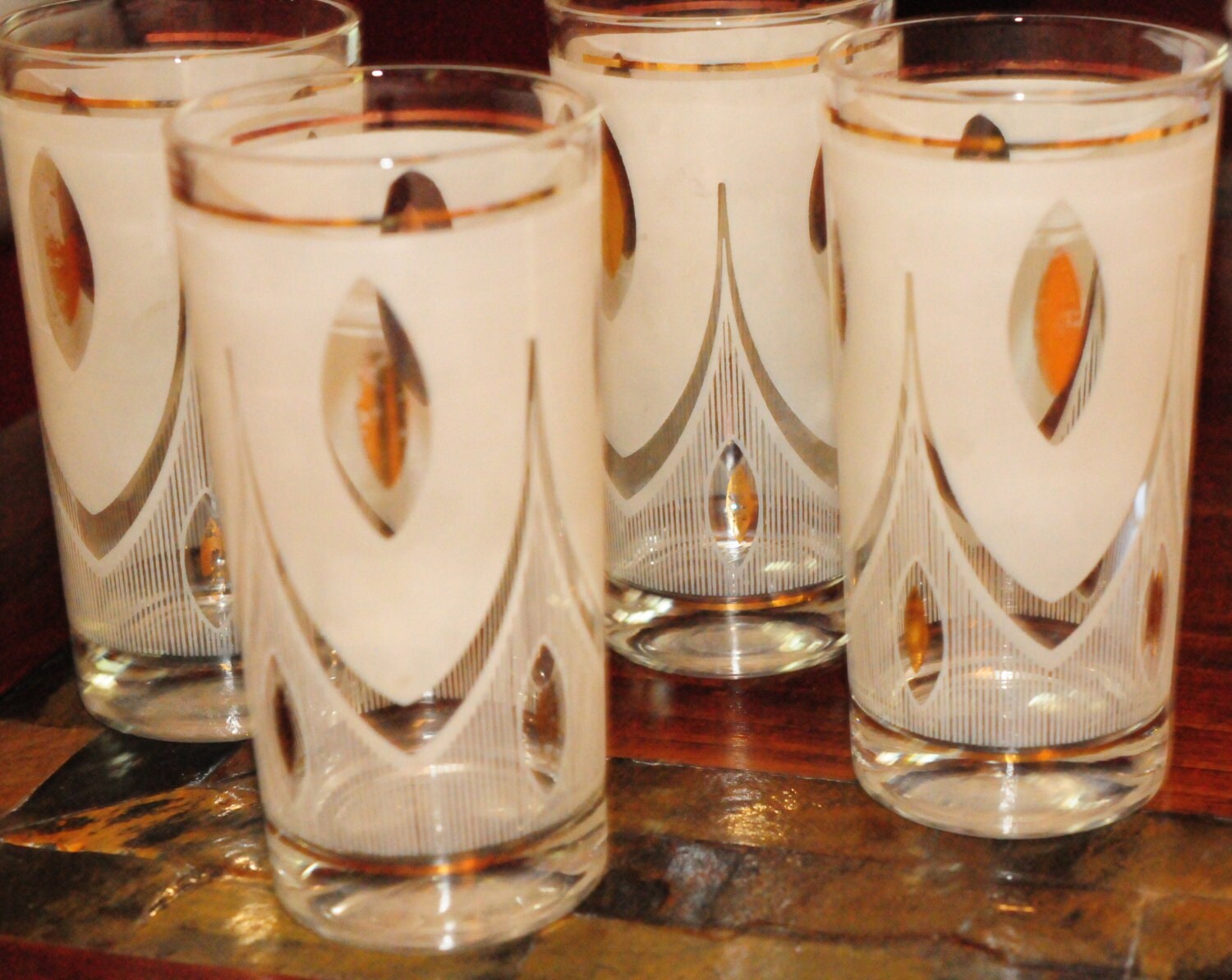 Mid Century Atomic Glass set – Haute Juice