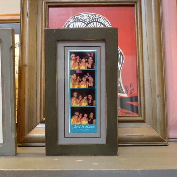 4x8 Picture Frame for 2x6 Photo Booth Strip by signedandnumbered