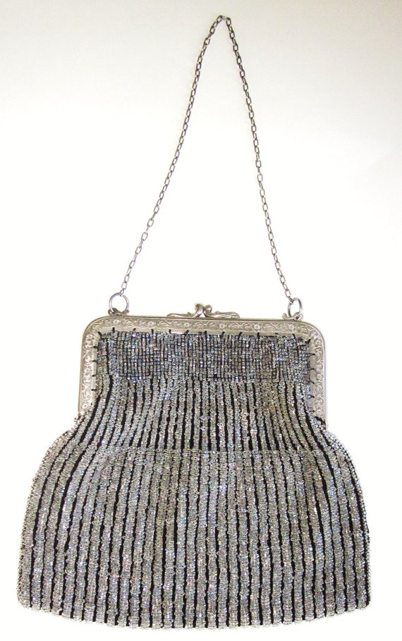 Vintage-1920s-Mesh Purse-Glitter