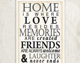 Subway Art Live Simple 12x18 Art Print by JenniferPughStudios