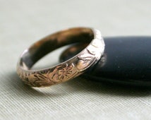 Popular items for rustic gold rings on Etsy