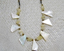 Popular items for stone chips necklace on Etsy